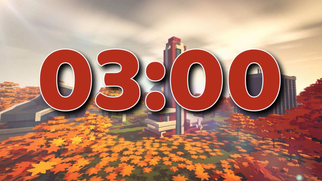 3 Minute Countdown Timer 🎮 | Roblox Inspired with Epic Gaming Style ...