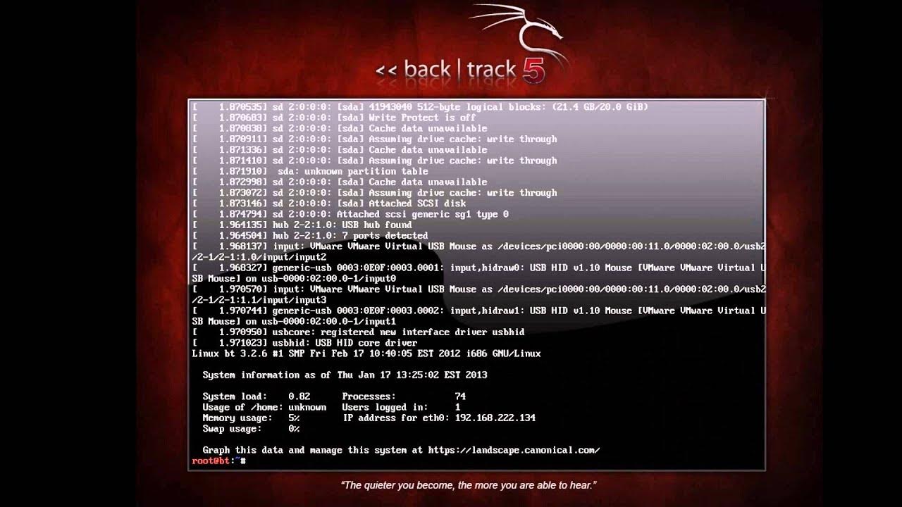 Install Backtrack 5 R3 - YouTube
