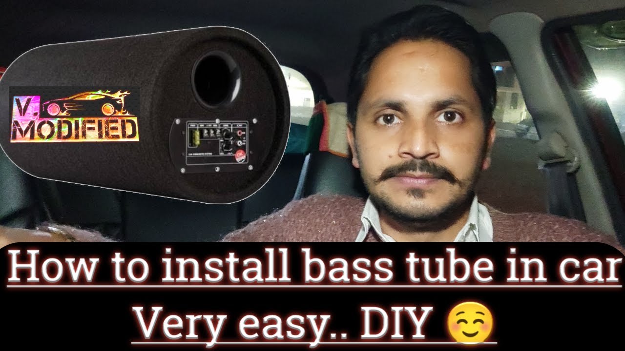 How to install bass tube in car .. Bass tube इनस्टॉल करना का सब से आसान ...