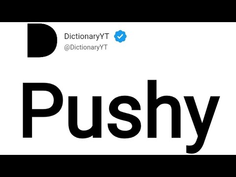 Pushy Meaning in English - YouTube