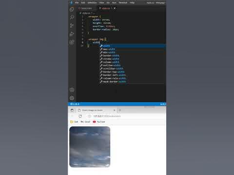 Zoom image on hover using HTML and CSS #shorts - YouTube