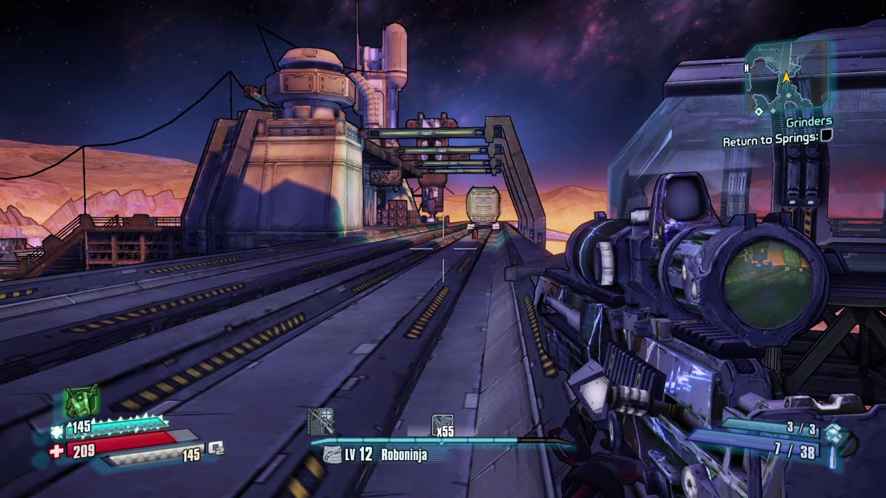 Borderlands: The Pre Sequel! Weapon showcase the Frozen Wet Work Week ...