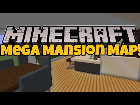 Minecraft: MEGA MANSION MAP! - video Showcase and Tutorial! - YouTube