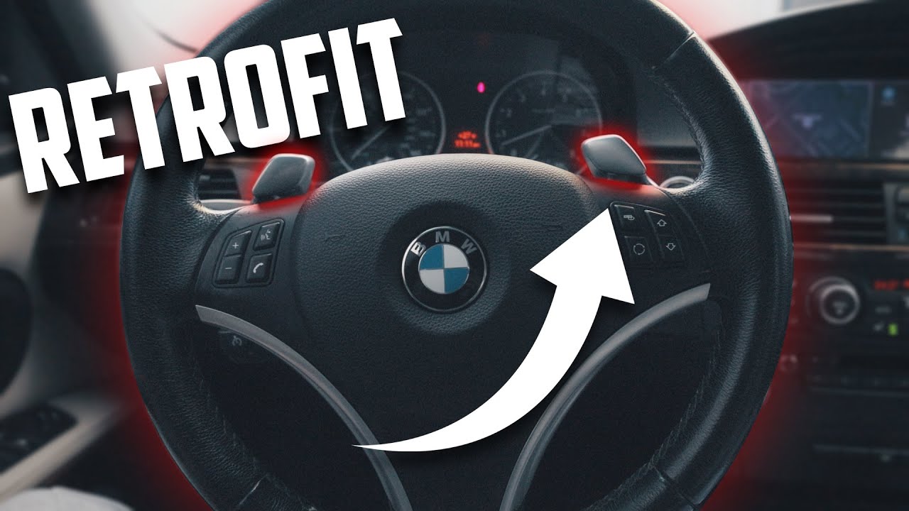 Retrofitting Paddle Shifters On My BMW 335i - YouTube