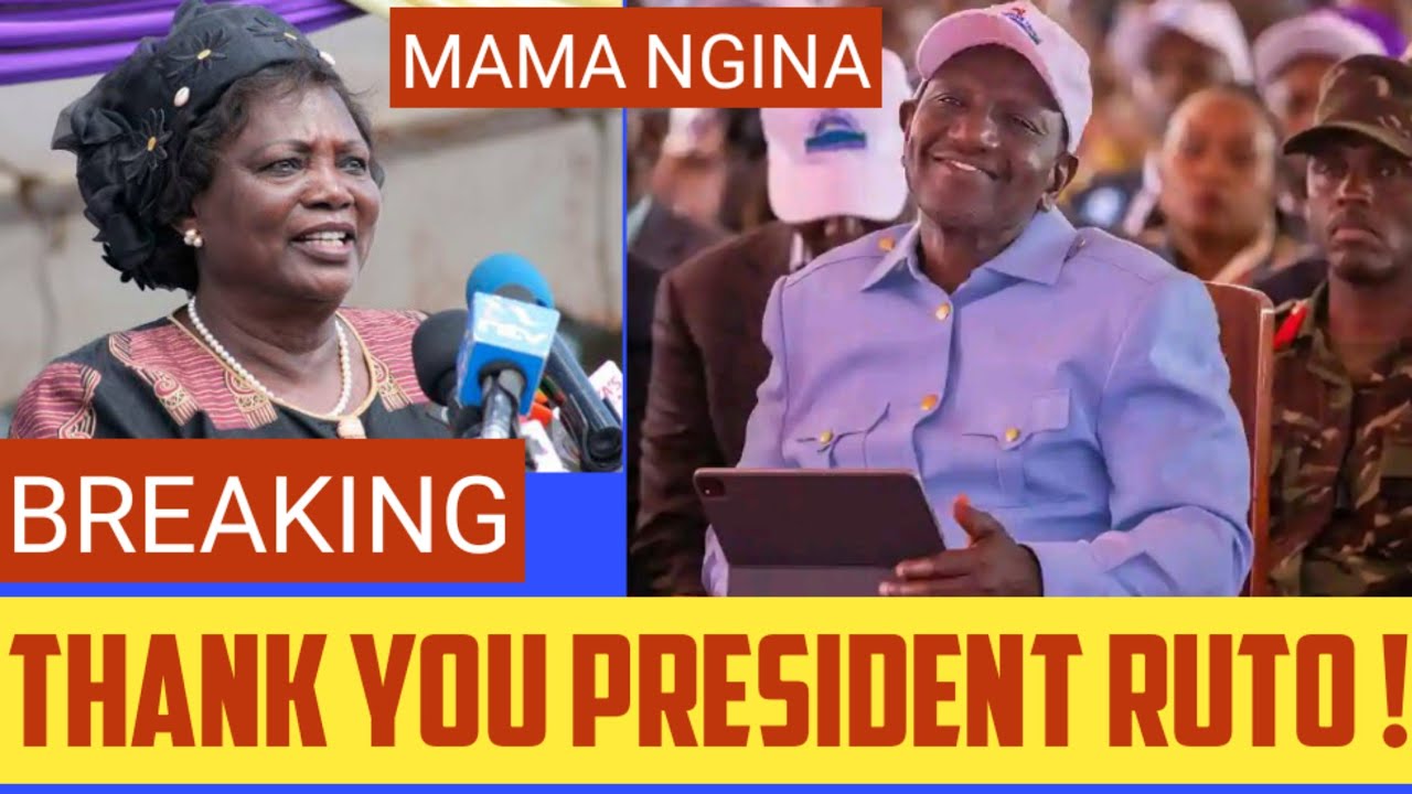 UNEDITED VIDEO ! Mama Ngina APPRECIATES Ruto For SAVING Uhuru's Party ...