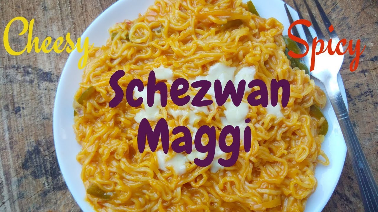 Schezwan maggi - Spicy cheesy maggi - in Tamil - YouTube