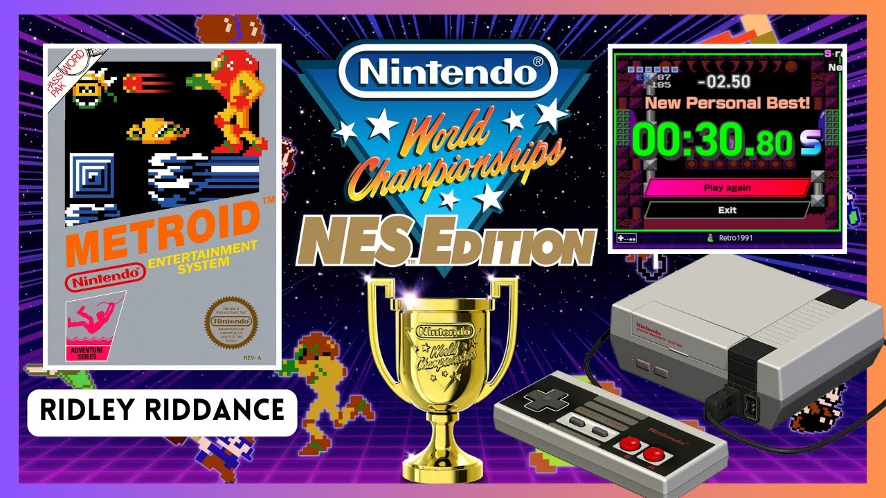 Metroid ☄️ Ridley Riddance (S rank) Nintendo World Championships : NES ...