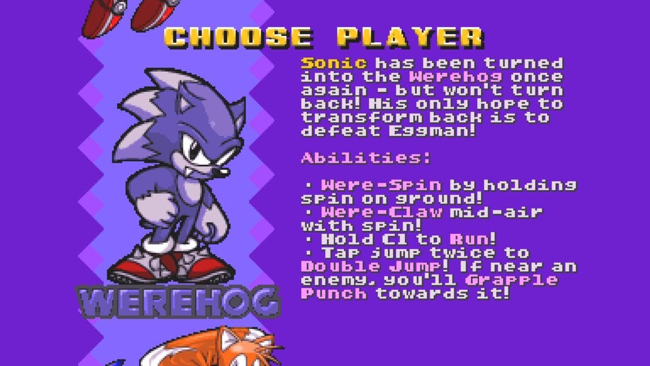 The Werehog in SRB2 - YouTube