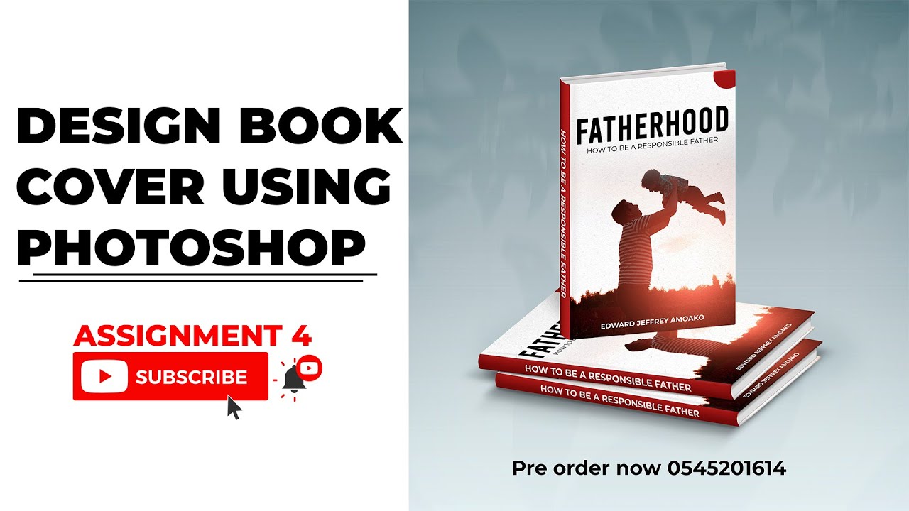 DESIGN A BOOK COVER USING PHOTOSHOP 2021 - YouTube