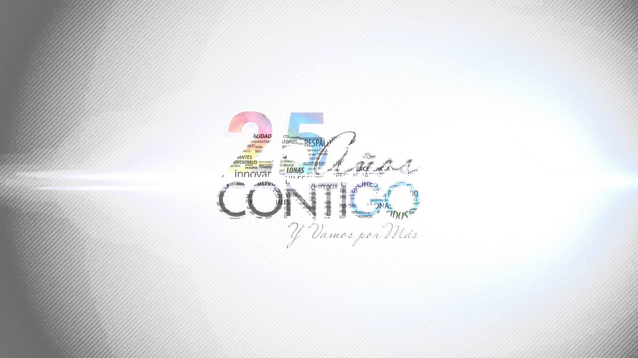 25 años letras convertido - YouTube