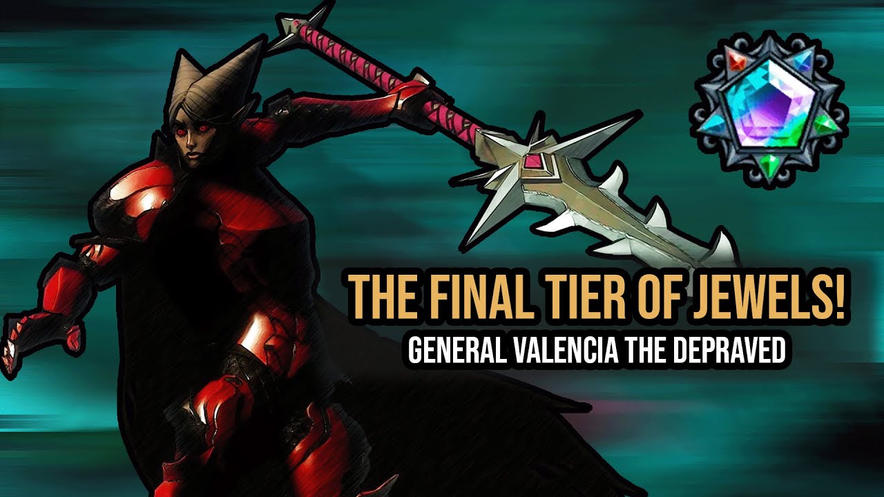V RISING: Tier 4 JEWELS Unlocked! Beating General VALENCIA The Depraved ...
