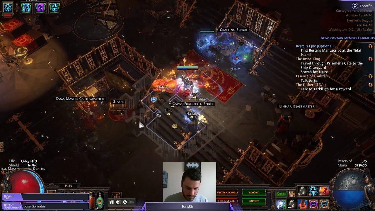 POE - Synthesis Fractured Crafting - Leveling Wand (Winter orb) - YouTube