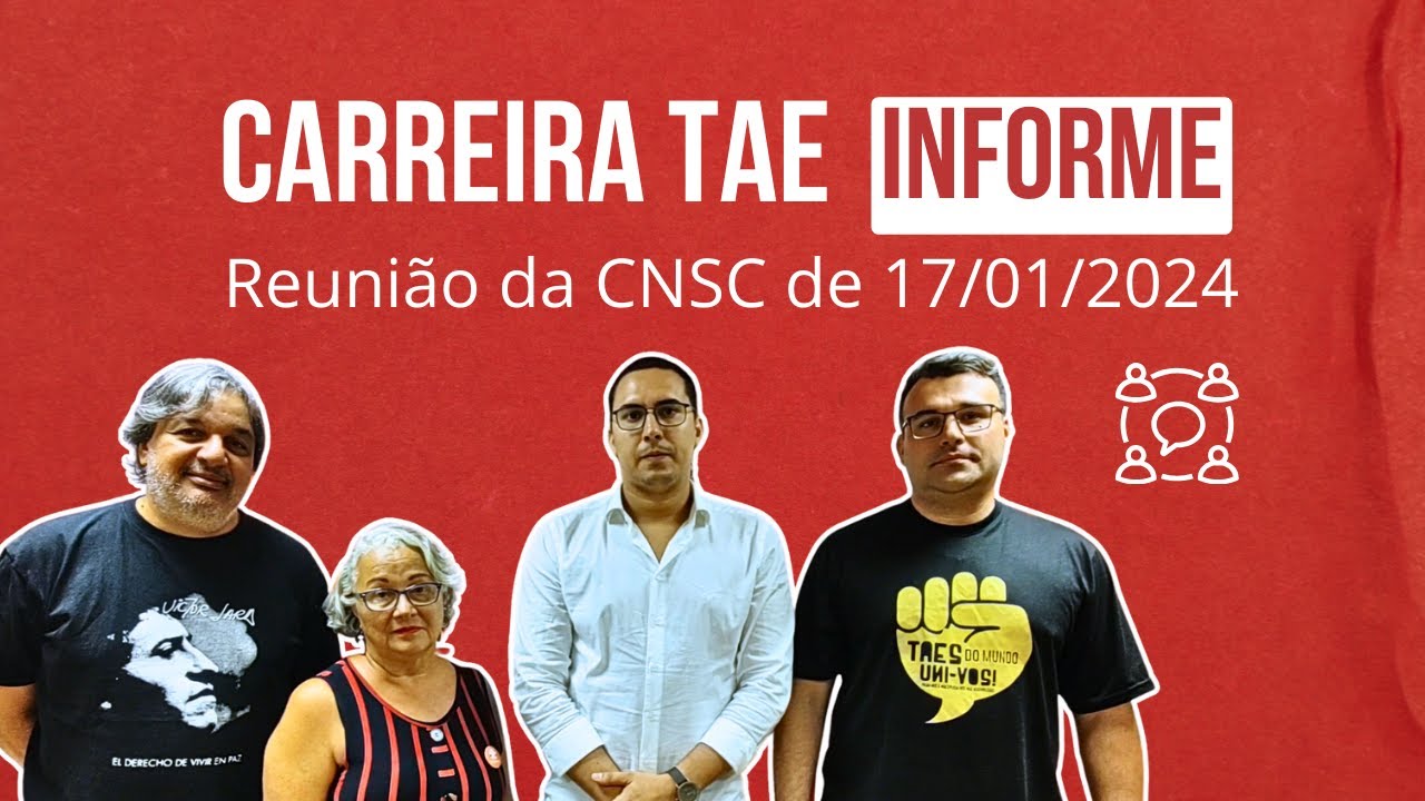 Comissão Nacional de Supervisão da Carreira dos TAEs se reuniu em ...
