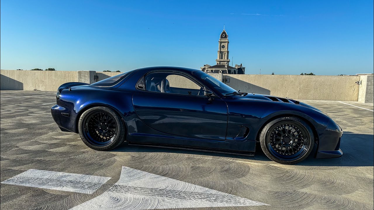 LS Swapped RX7 Exterior Walk Around - Running - YouTube