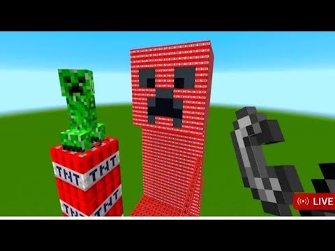 Minecraft live game play with creeper 😎 - YouTube