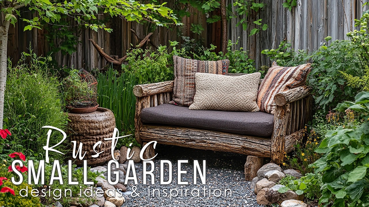 Transform Your Tiny Outdoor Living: Rustic Small Garden Ideas for a ...