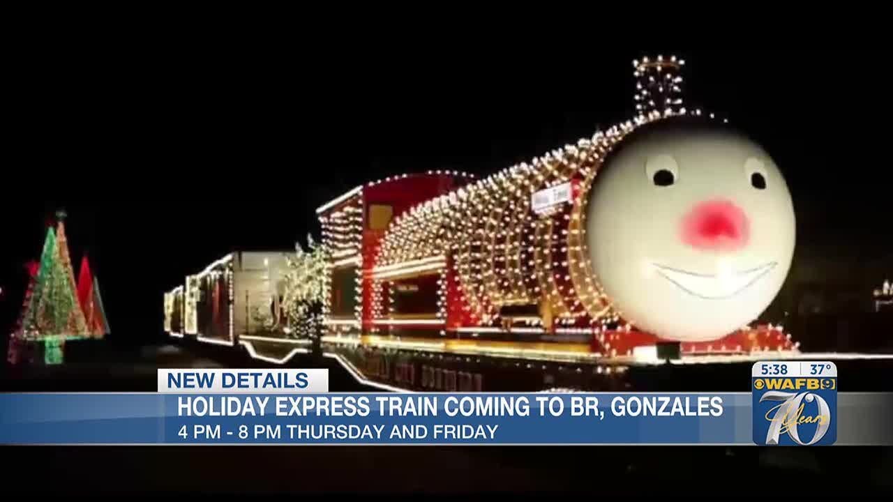 Holiday train to make stops in Baton Rouge, Ascension Parish - YouTube