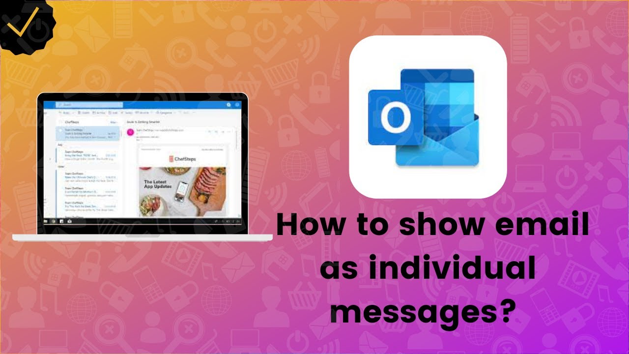 How to show emails as individual messages on Outlook.com? - YouTube