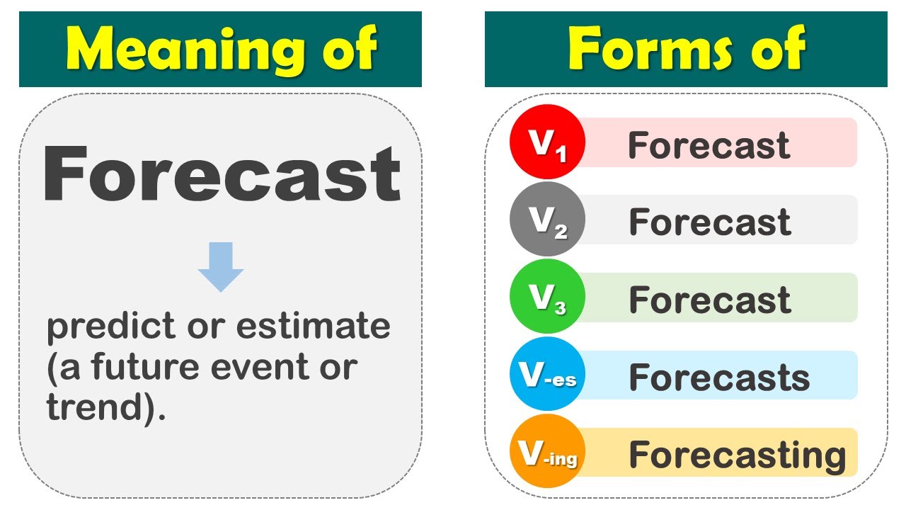 Forecast Past Tense, V1 V2 V3 V4 V5 Form Of Forecast,Past Participle Of ...