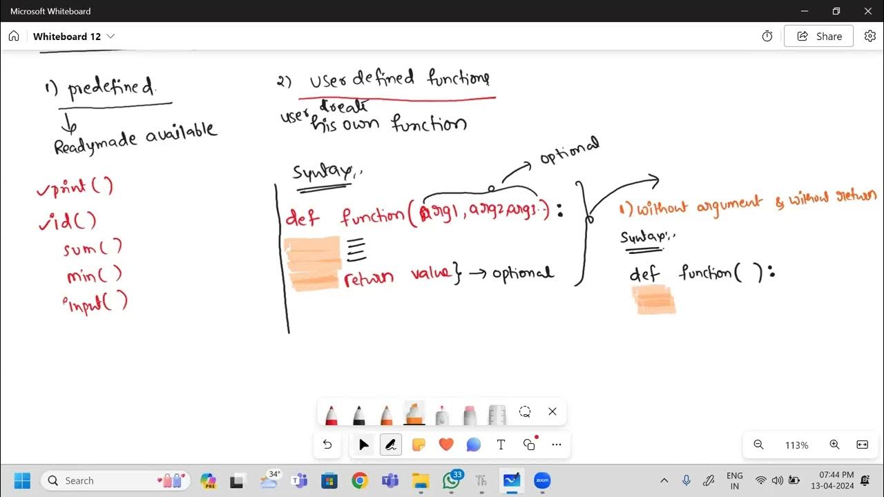 Day_20: Functions in Python (Part - 1) - YouTube