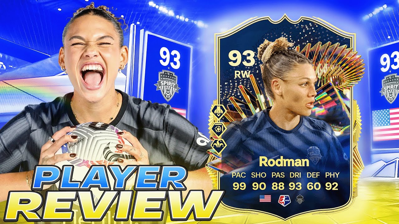 🤯93 TOTS TRINITY RODMAN SBC PLAYER REVIEW - EA FC 24 ULTIMATE TEAM ...