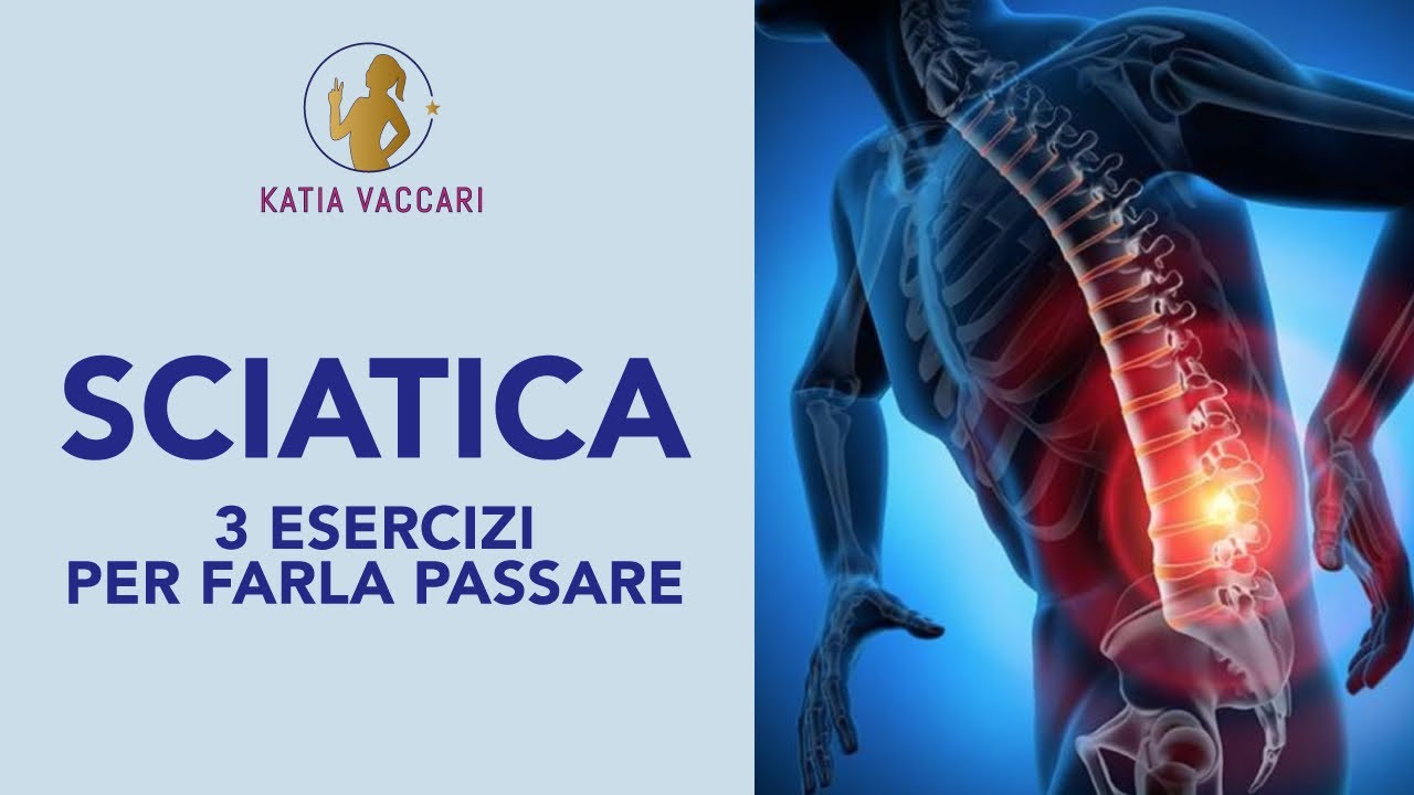 SCIATICA E LOMBOSCIATALGIA: 3 esercizi per ridurre ed eliminare il ...