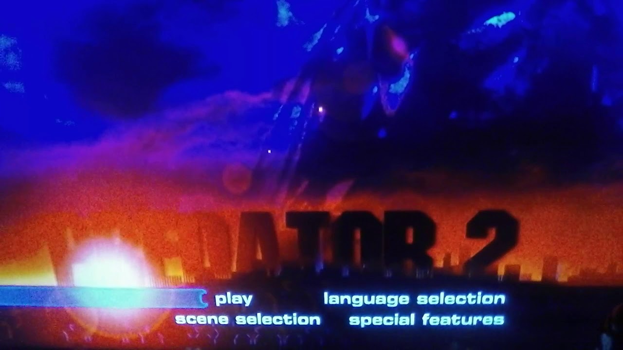 Predator 2 DVD Menu - YouTube