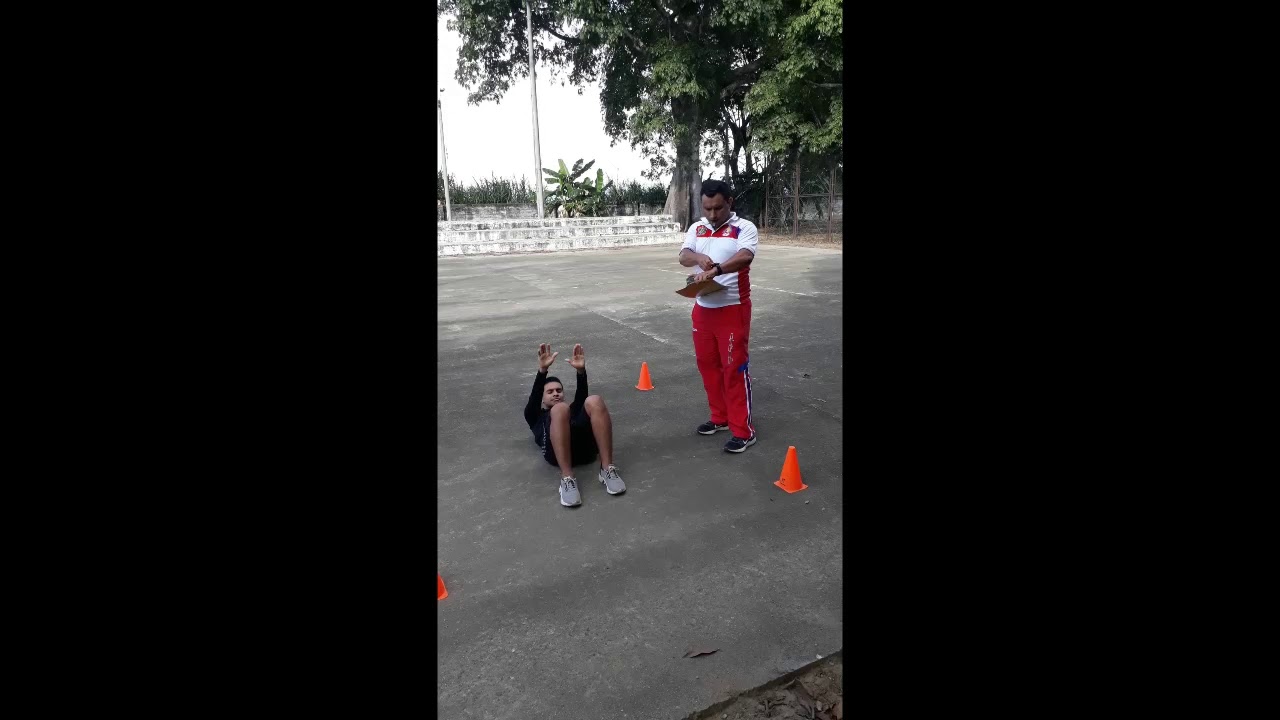 PRUEBA N°3 TEST #2 ABDOMINAL EN 1 MINUTO DEPORTISTA: EFREN ESTEBAN ...