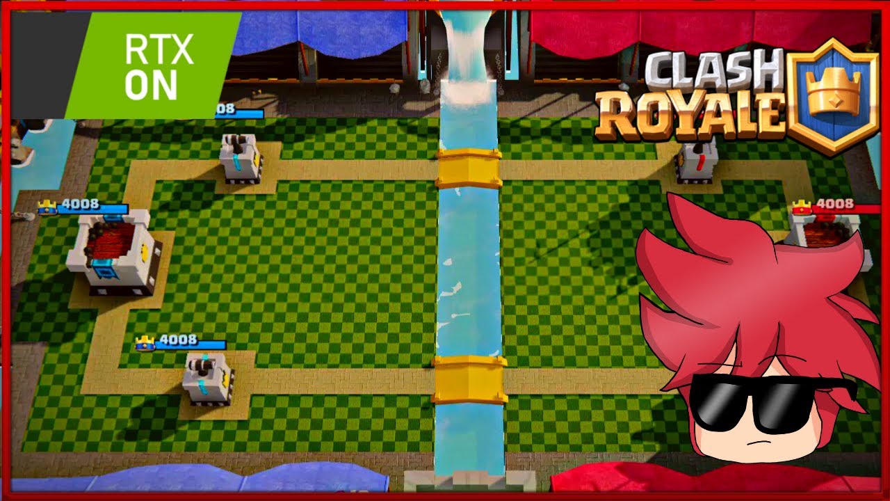JUGUE CLASH ROYALE EN RTX Y ES INCREIBLE | @LUIS DEV - YouTube