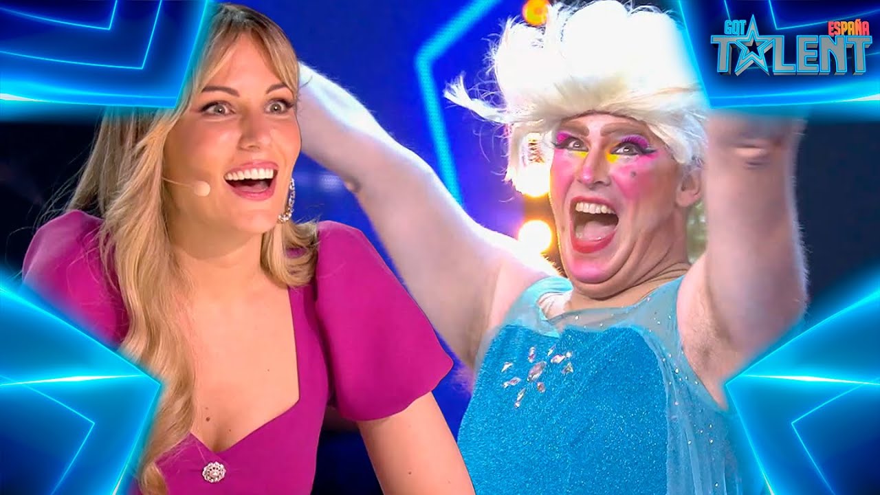 El SHOW DRAG de esta surrealista PRINCESA DISNEY | Audiciones 7 | Got ...