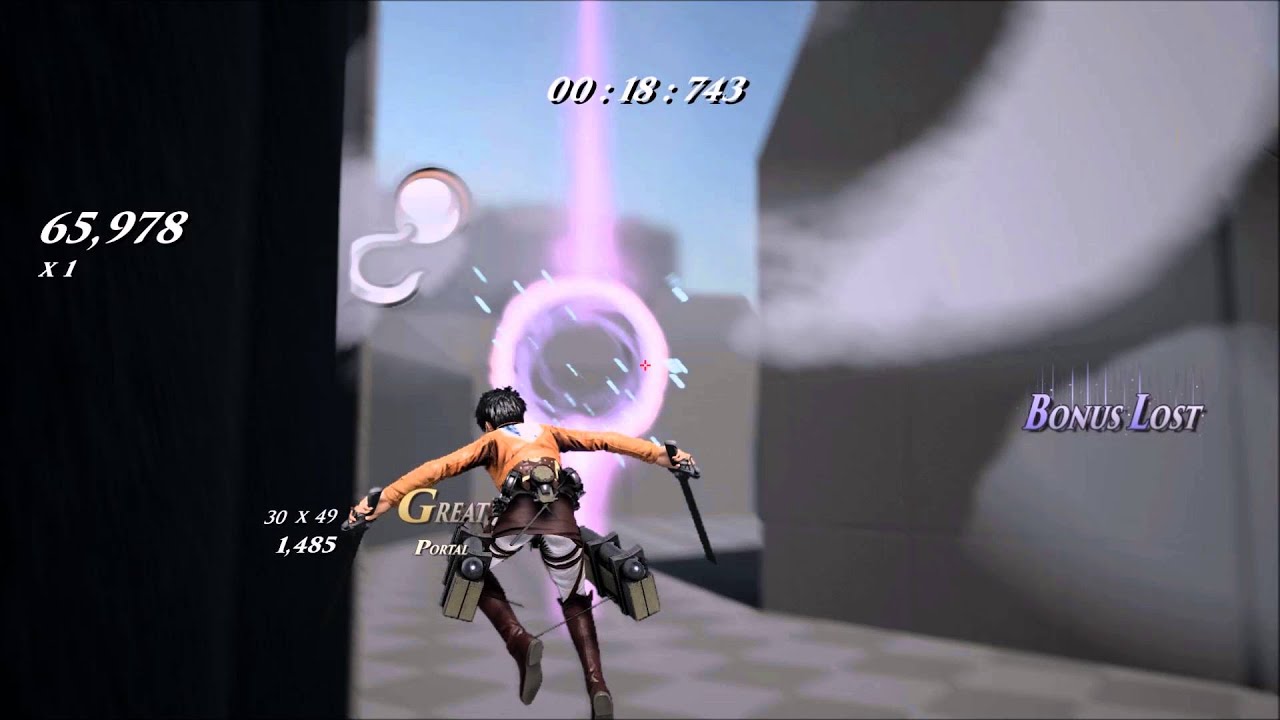 Attack on Titan Fan Made Game Races - YouTube