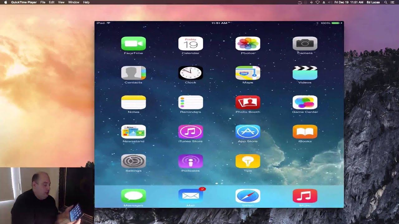 Play & Record iPad Mini Screen on your Mac Desktop - YouTube