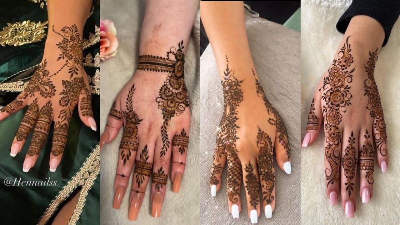 Very beautiful classy mehndi designs // eid Mehndi Design 2k23 - YouTube