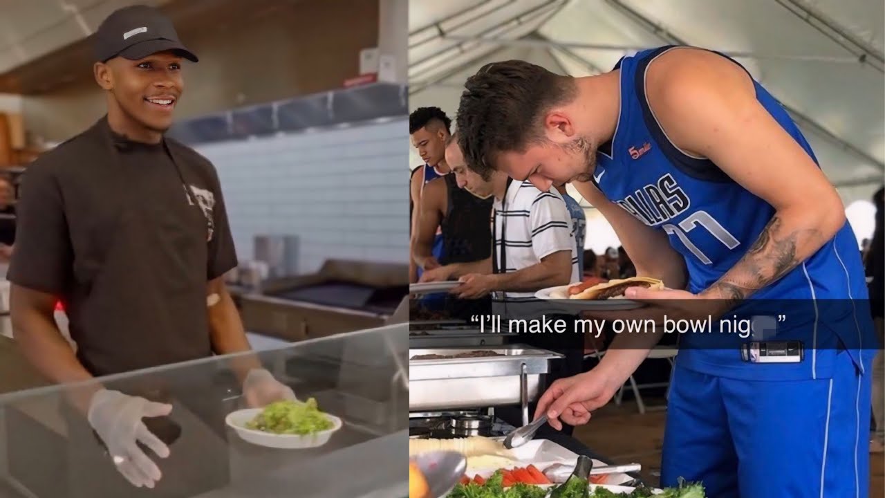 Anthony Edwards F*cks Up Luka Doncic’s Chipotle Order - YouTube