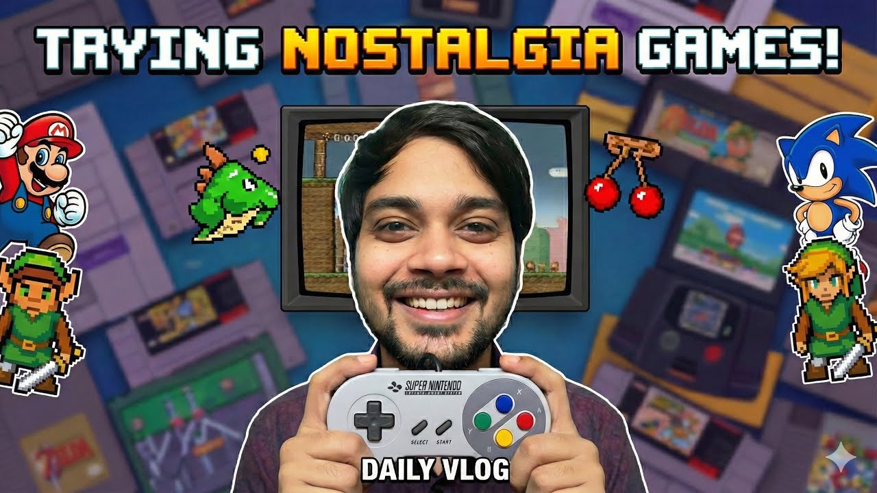 Trying Popular Nostalgia Games | Vlog - YouTube