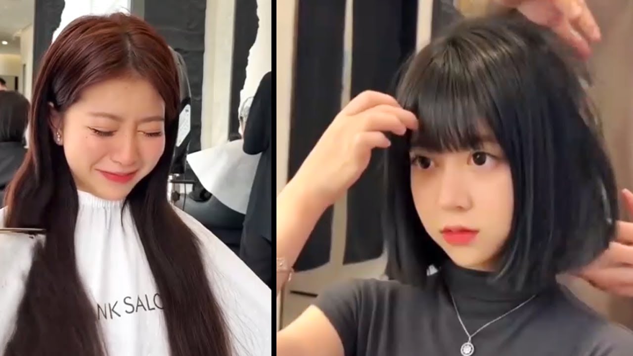 A woman who cuts her hair from long to short is about to change her ...