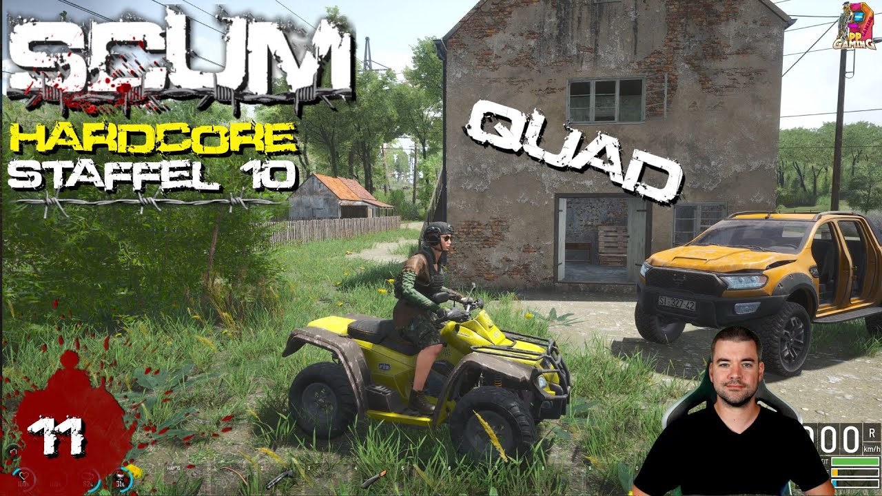 SCUM Hardcore 11 📺 Quad auf die schnelle [ Let´s Play V0.95 Staffel 10 ...
