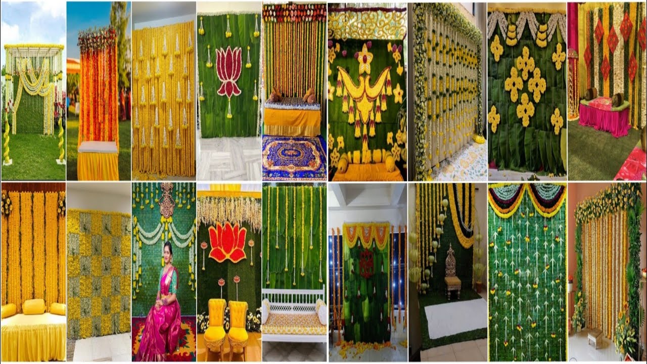 Latest Pellikuthuru Function Wedding Decor Ideas At Home|Pellikuthuru ...