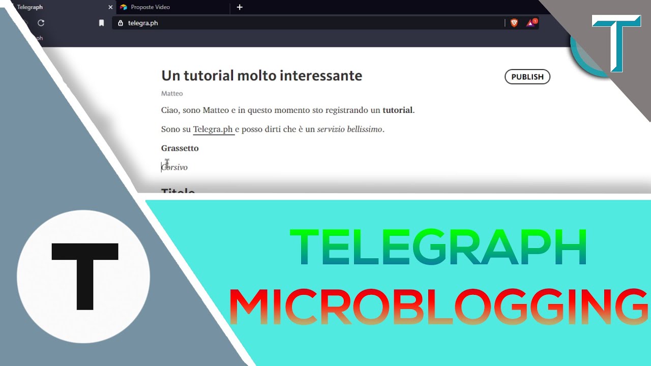 Telegra.ph - Condividi Appunti, Link, Immagini sul Web - MICROBLOGGING ...