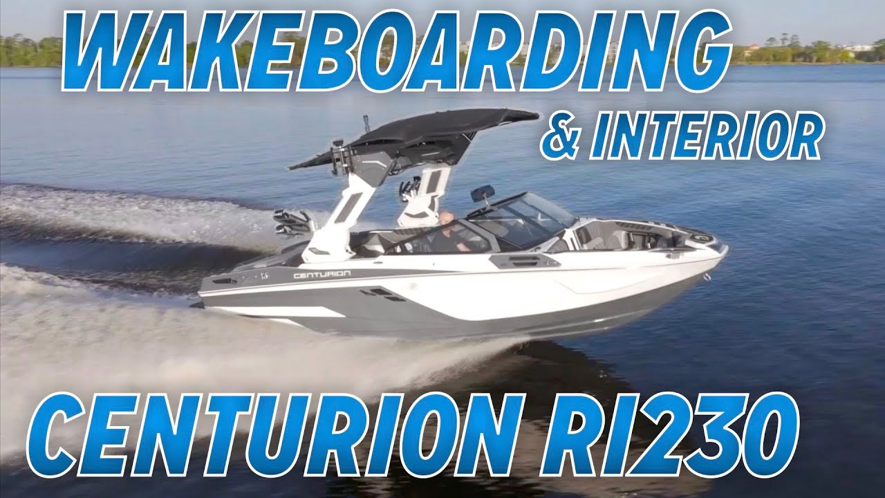 Centurion Ri230 Wakeboarding and Interior Experience with Shaun Murray ...