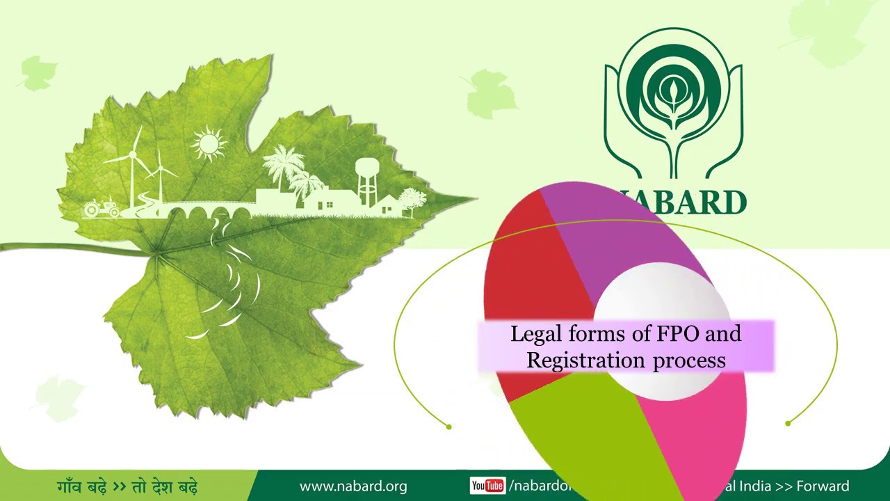 Legal Forms of FPO and Registration Process I Agriculture I NABARD I ...