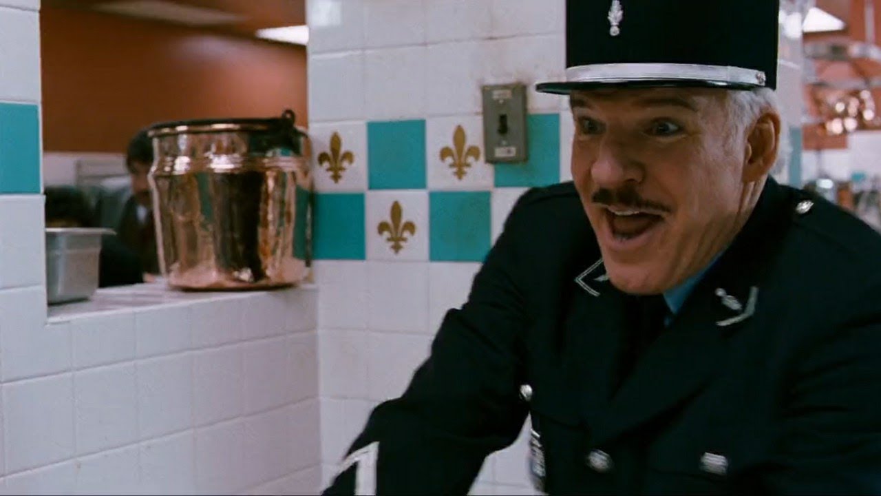 funny detectives chase a diamond thief funny scene (pink panther 2 ...