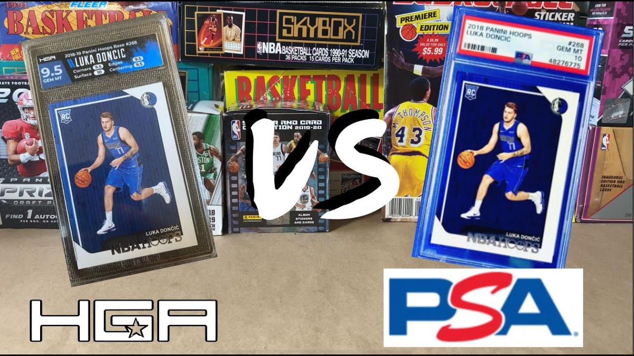 HGA Luka Doncic Rookie Slab comparison to PSA 10. Is HGA grading ...