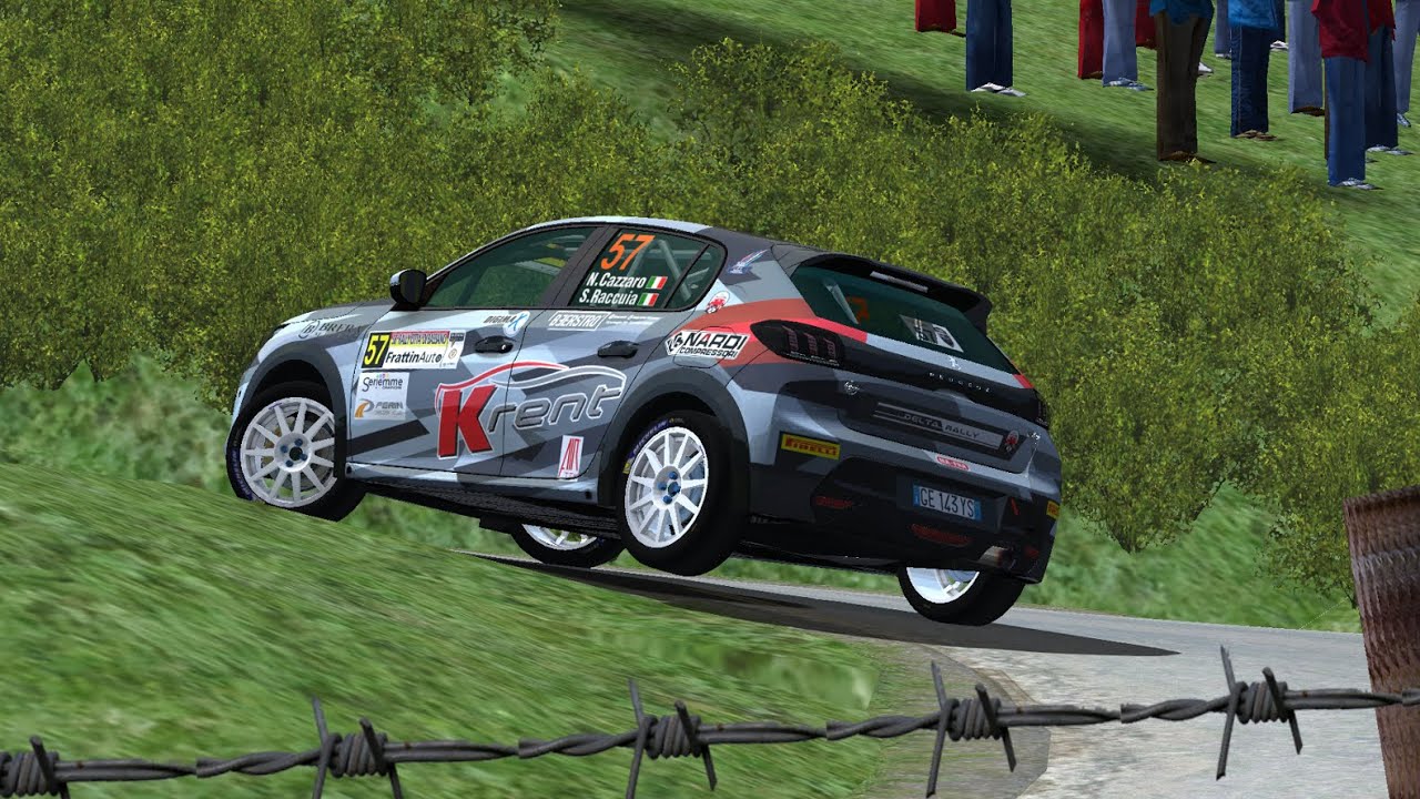 Peugeot 208 rally 4 rfactor FFSCA Rallye - YouTube