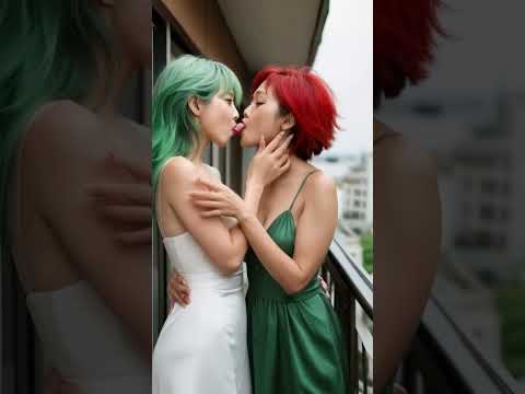 When I think of you 🩸 Kissing 🔥 Lesbian Love 💋 #japanese #kissing