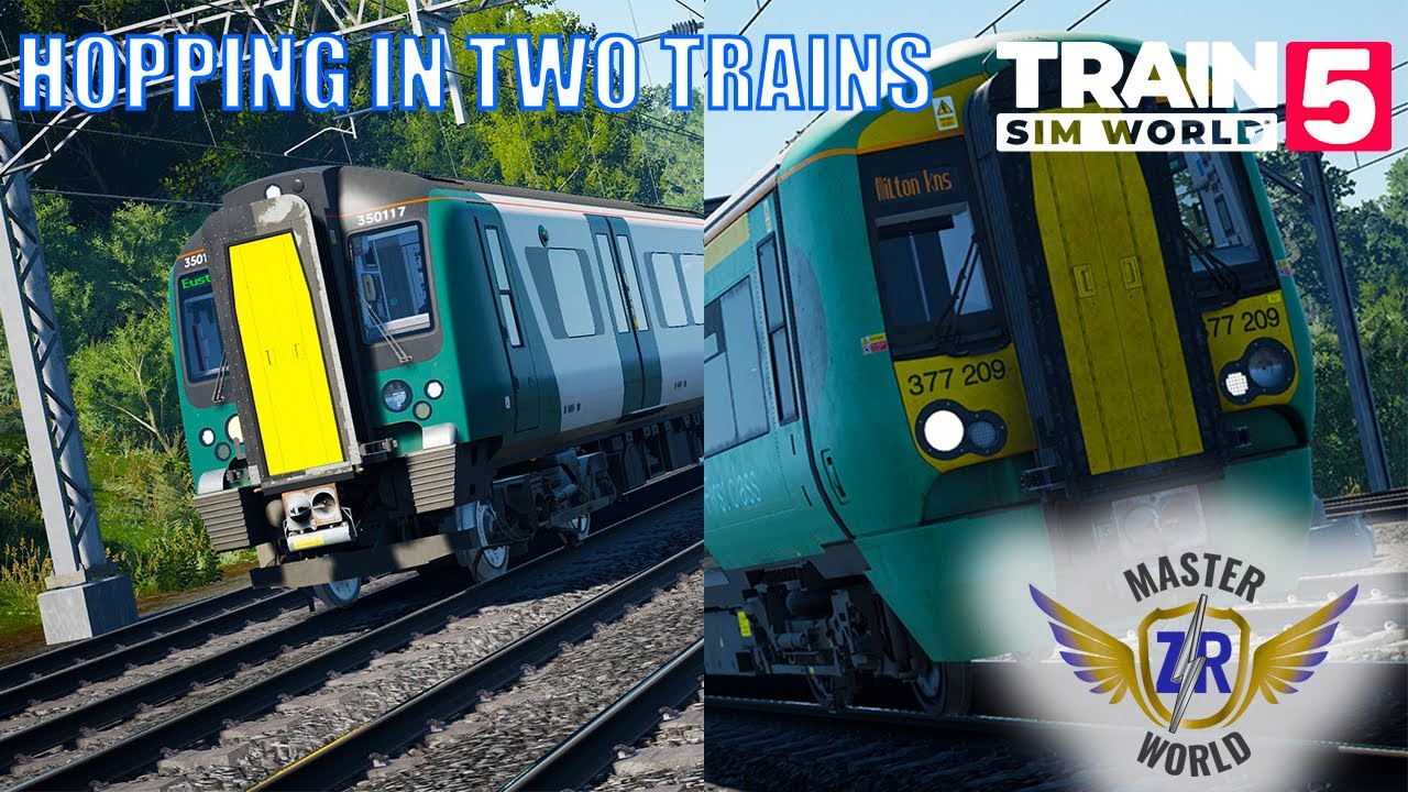 Train Hopping | West Coast Main Line South | Class 377 & Class 350 ...