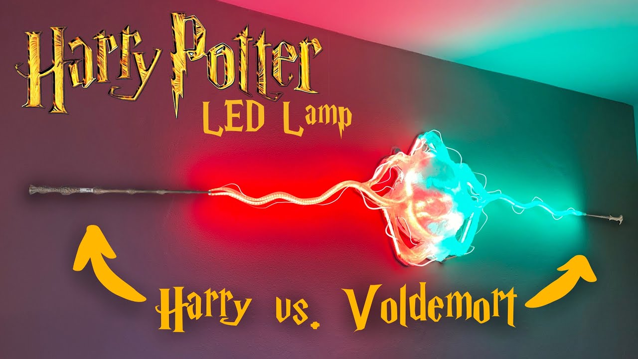 Harry Potter vs. Voldemort Lamp - YouTube