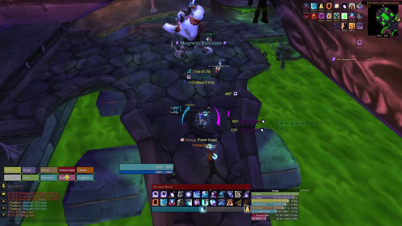 Mage Fails on Thaddius Jump Multiple Times - YouTube