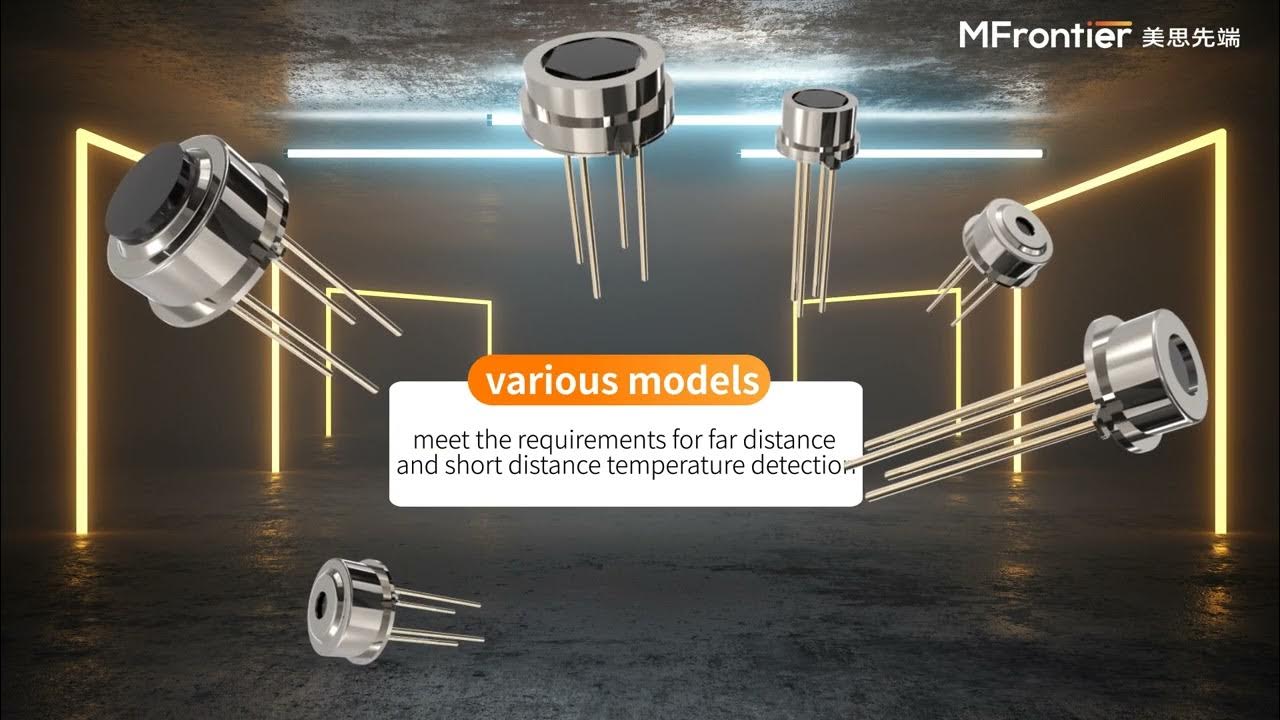 Infrared thermopile temperature sensor detector - YouTube