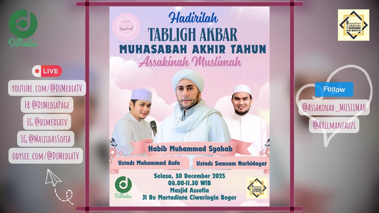 TABLIGH AKBAR MUHASABAH AKHIR TAHUN, Habib Muhammad Syahab, 30 Des 2025 ...